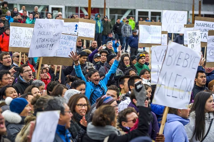 Protests force Greenland’s premier out of office