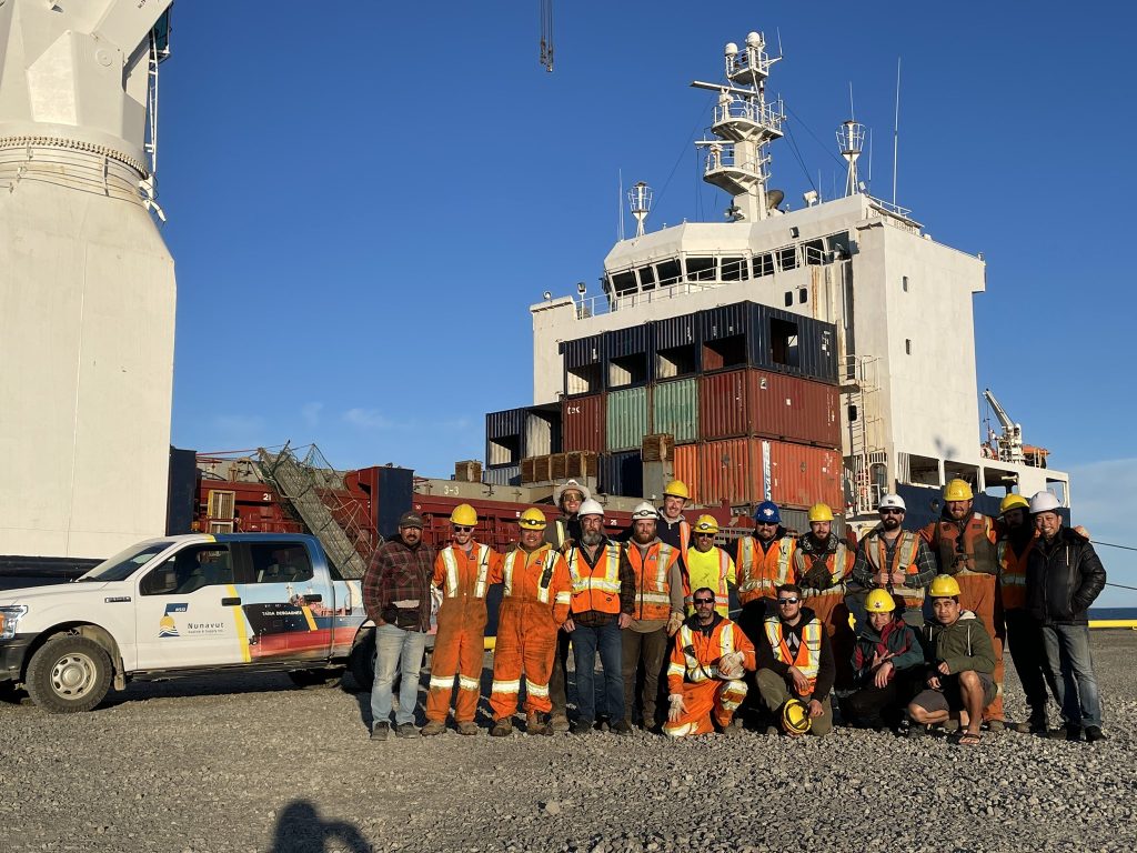 Iqaluit’s deepsea port sees 1st sealift come to dock