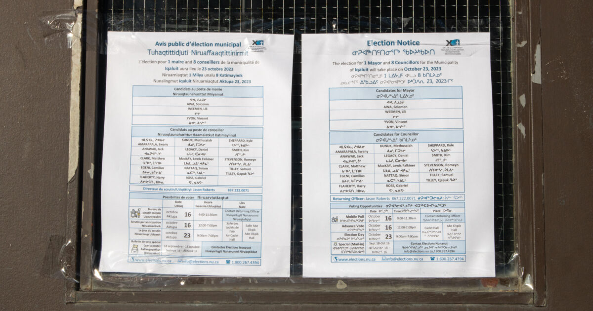 Residents vote early ahead of Oct. 23 municipal election