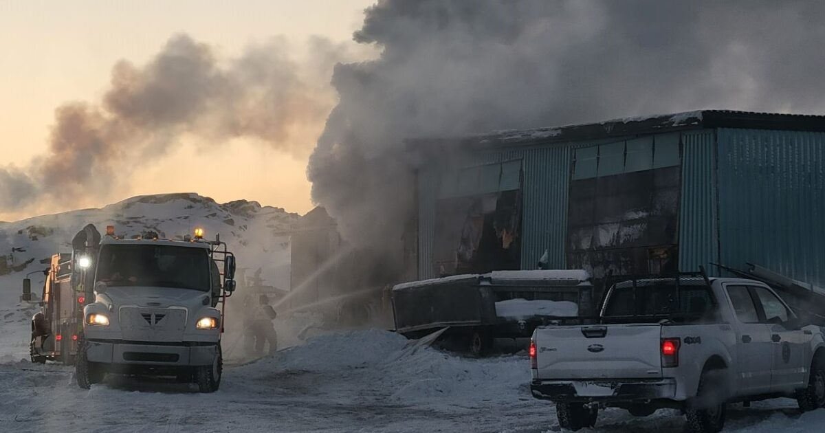 RCMP investigating fire that destroyed Kugluktuk building