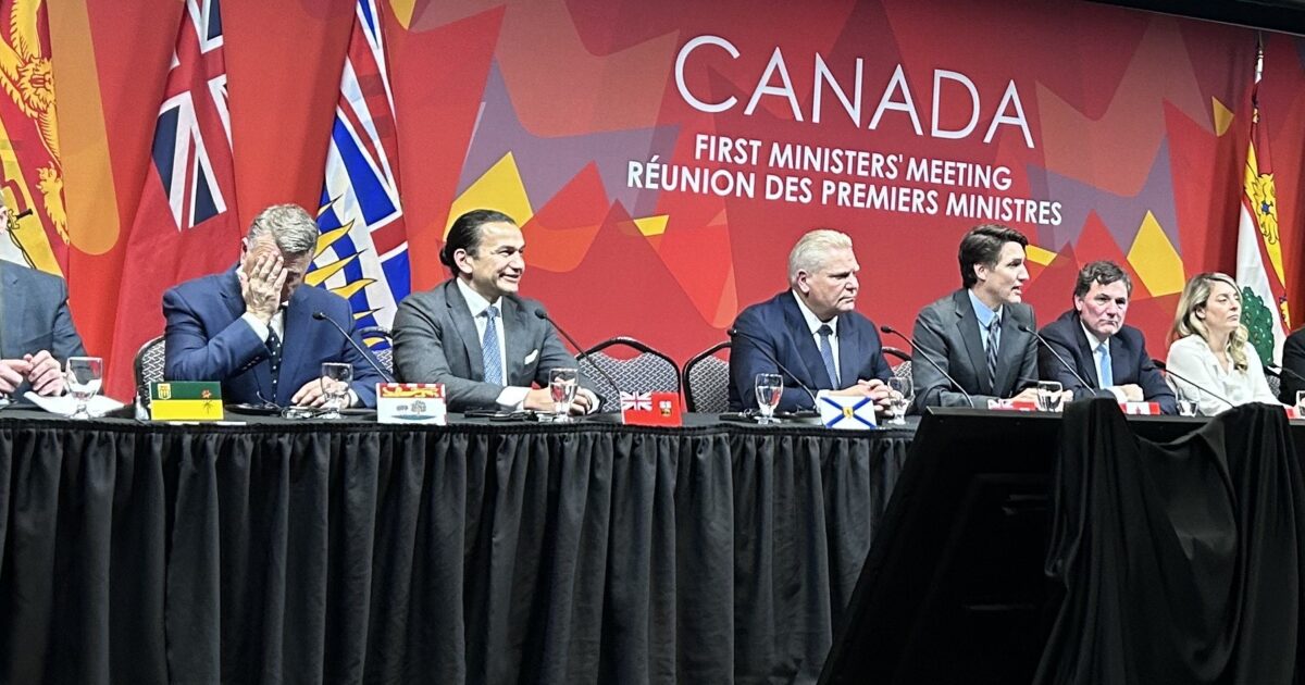 Canada’s leaders appear as united front against U.S. tariff threats