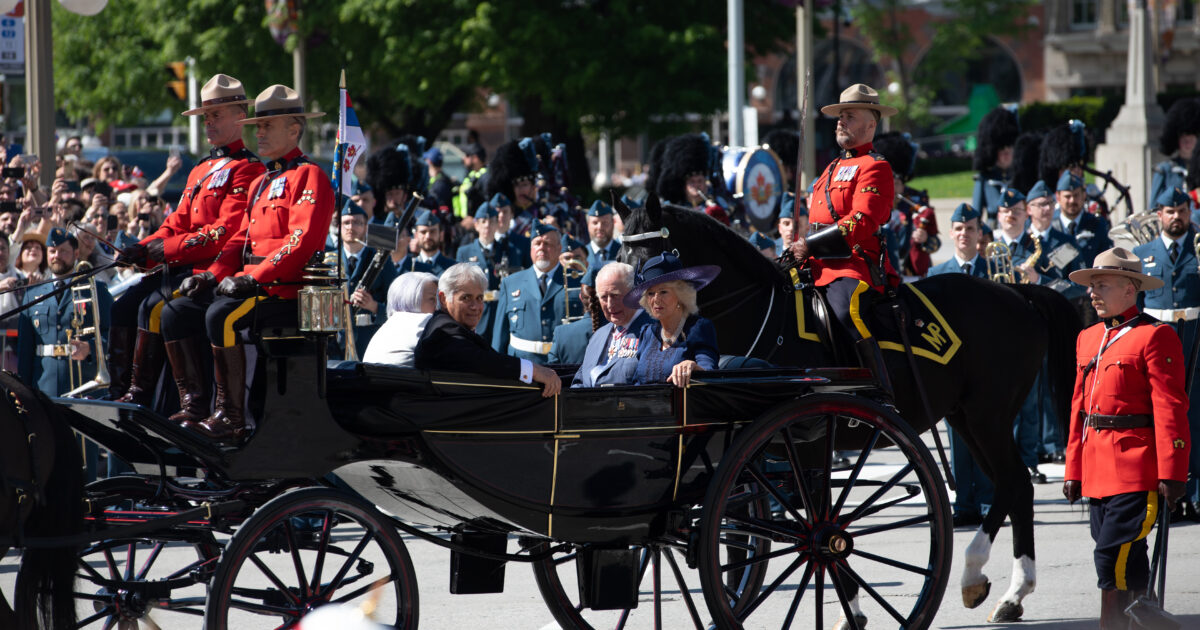 Royal salute, cheering crowds greet King and Queen at Senate