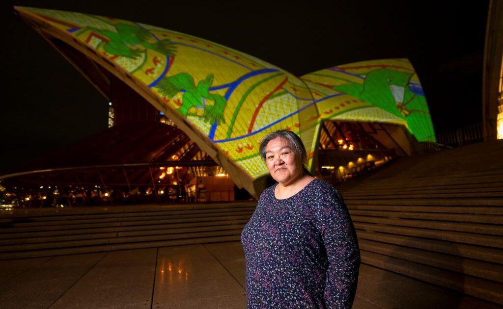 Kinngait artist brings Inuit legend to Sydney Opera House